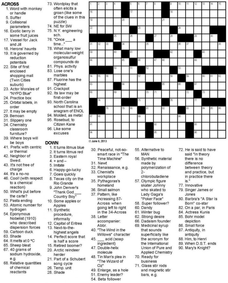 Crossword Puzzles Printable High School Emma Crossword Puzzles