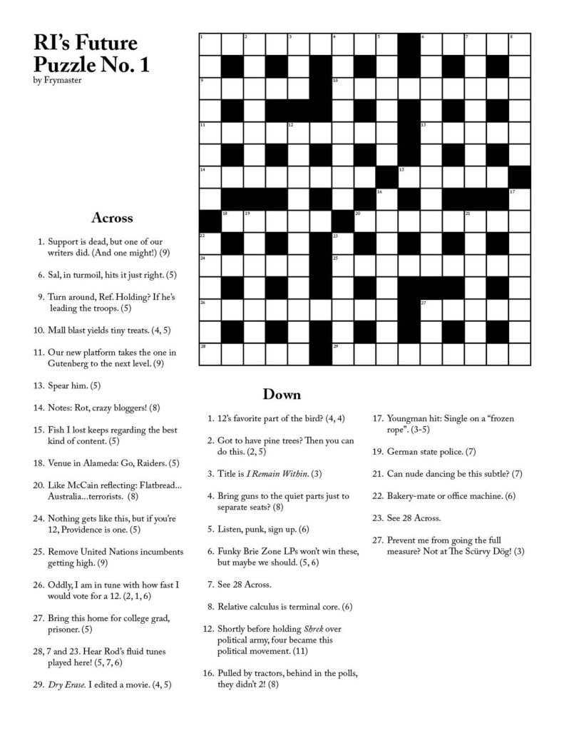 Printable Cryptic Crossword Puzzles Printable Crossword Puzzles | Emma ...