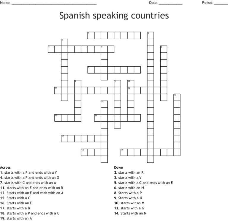 Spanish Speaking Countries Crossword Word Db Excel Emma Crossword Puzzles spanish-speaking-countries-crossword-word-db-excel-emma-crossword-puzzles